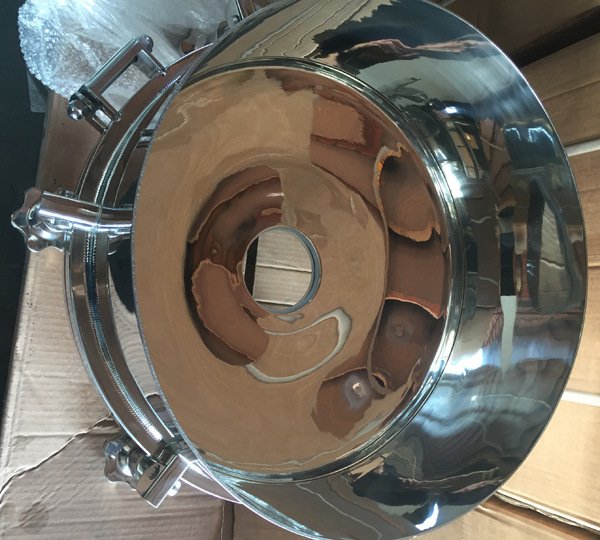 18" Circular Shape Pressure Access Manway Door with Flange Type Sight Glass