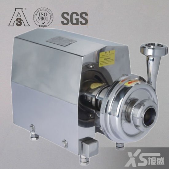 Stainless Steel Ss304 Sanitary Milk Centrifugal Pump with Open Impeller