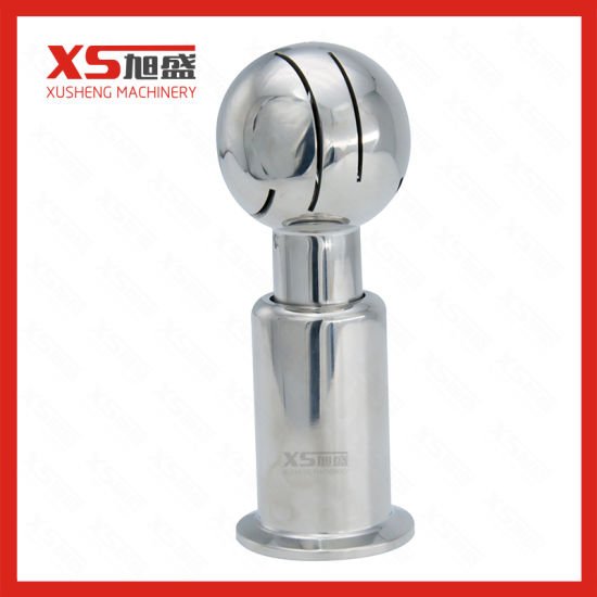 Stainless Steel 316 Hygienic Tri Clamp CIP Revolving Spray Ball