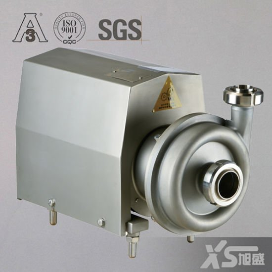 Stainless Steel Ss304 Sanitary Milk Centrifugal Pump with Open Impeller